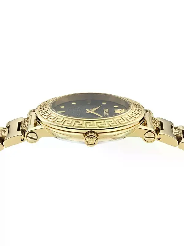 Versace Greca Sphere 35mm Timepiece - Black