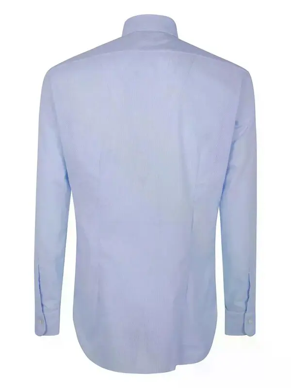 BARBA NAPOLI Cotton Shirt - Blue