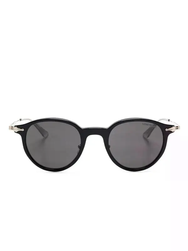 Montblanc Round-frame Sunglasses - Black