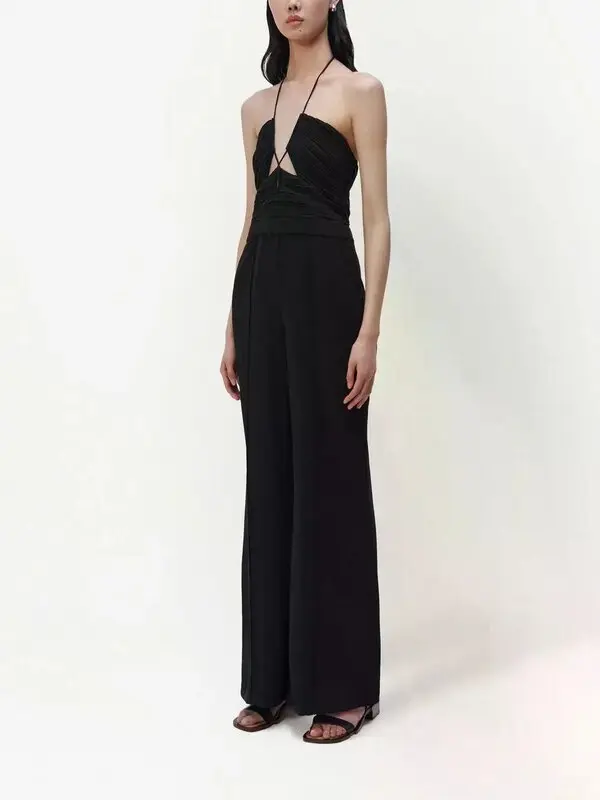 Simkhai Gala Plissé-detail Jumpsuit