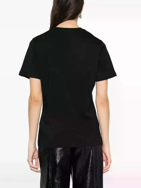 Moschino Logo-print Cotton T-shirt - Black