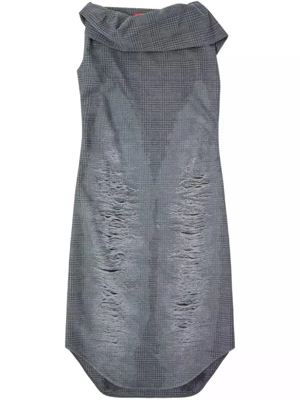 DIESEL® D-mauve Midi Dress - Grey