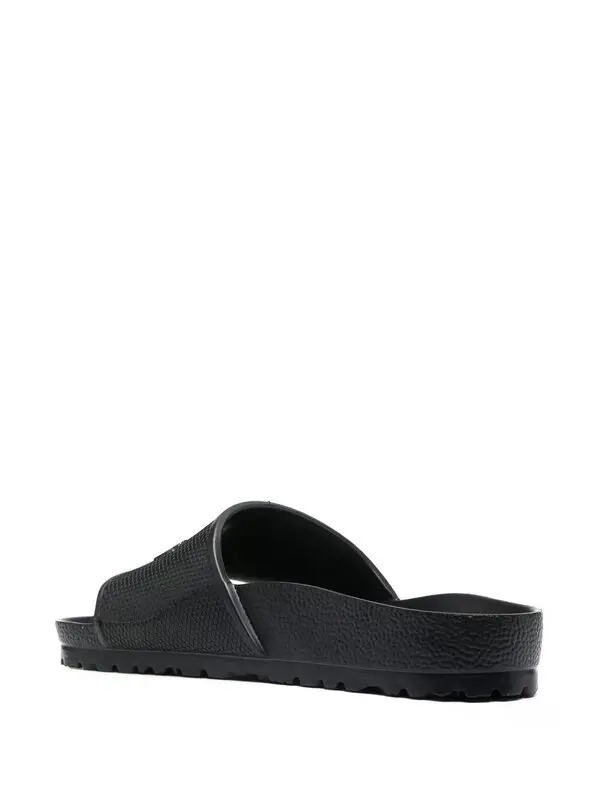 BIRKENSTOCK Embossed-logo Sliders