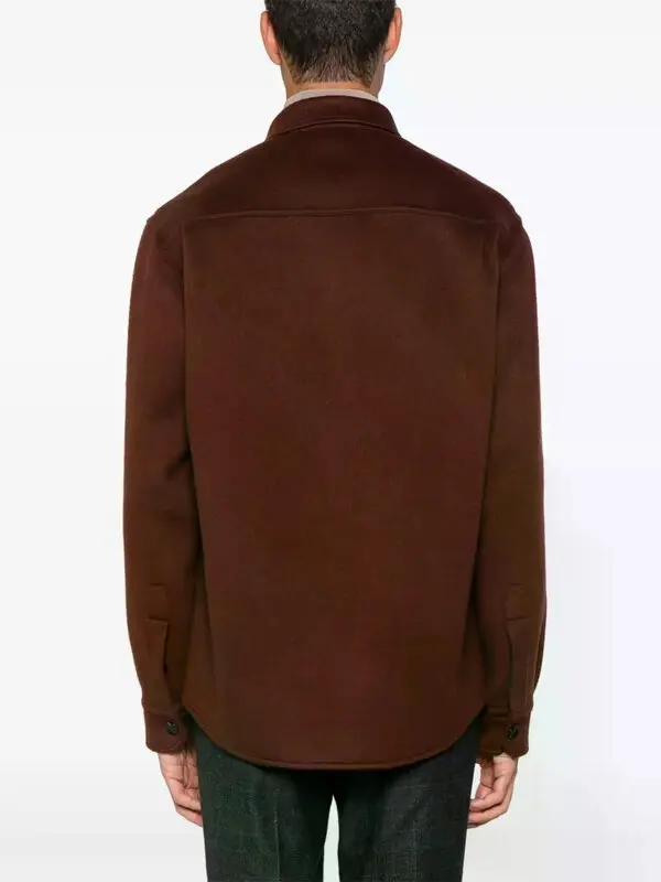 Brioni Brushed Shirt - Brown
