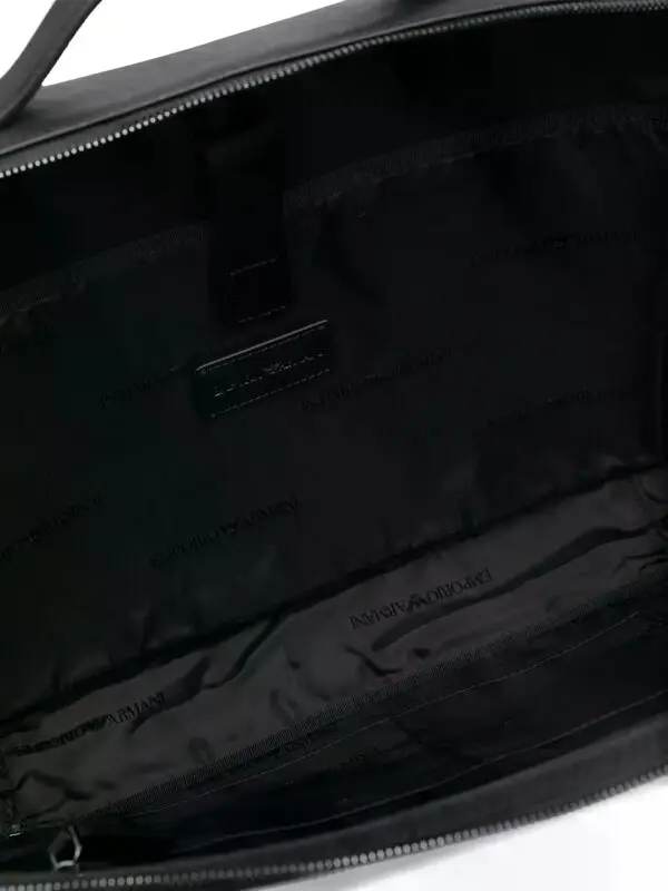 Emporio Armani Logo-embossed Laptop Bag