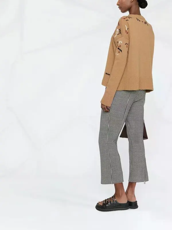 Marni Embroidered Round Neck Jumper
