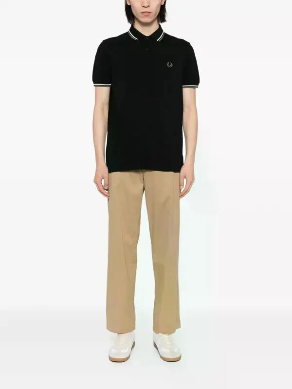 Fred Perry Twin Tipped Polo Shirt - Black