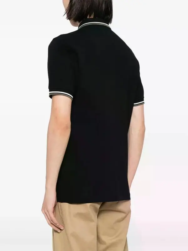 Fred Perry Twin Tipped Polo Shirt - Black