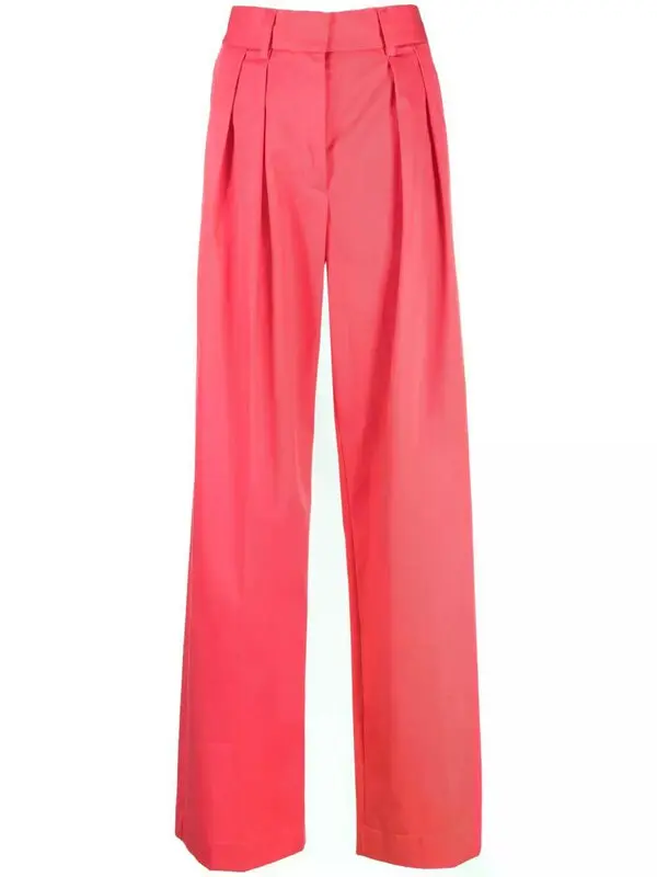 FORTE_FORTE Pleated Wide-leg Trousers