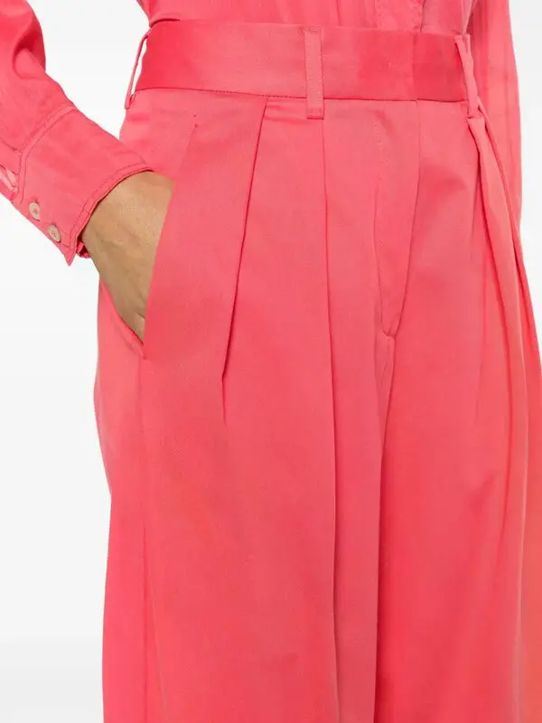 FORTE_FORTE Pleated Wide-leg Trousers