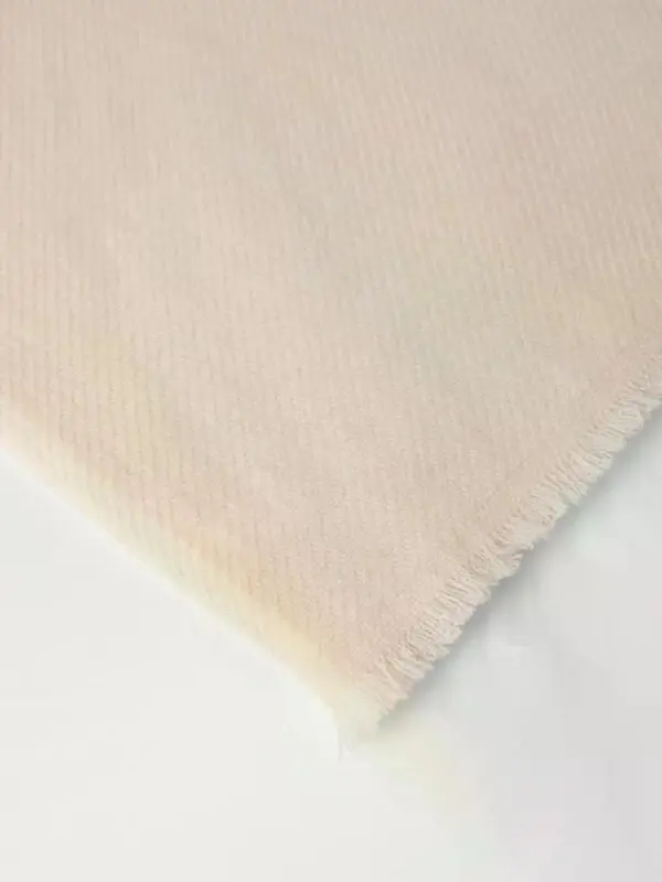 Brunello Cucinelli Logo-embroidered Cashmere Scarf - Neutrals