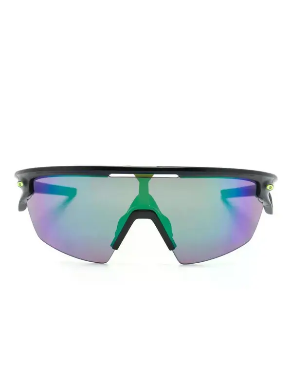 Oakley Sphaera Shield-frame Sunglasses - Black