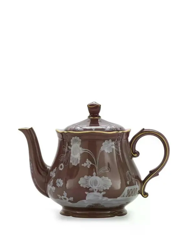 GINORI 1735 Oriente Italiano Tea Pot - Brown