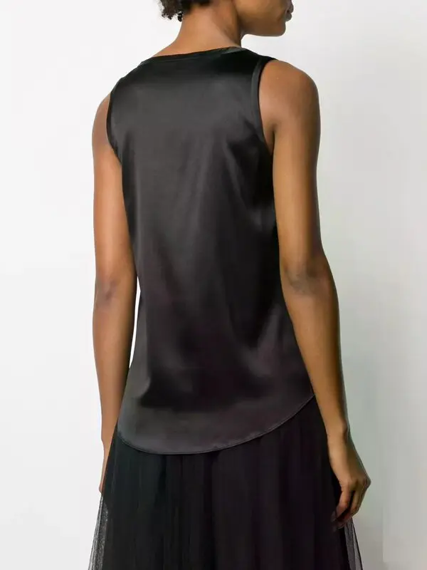 Brunello Cucinelli Sleeveless Blouse - Black