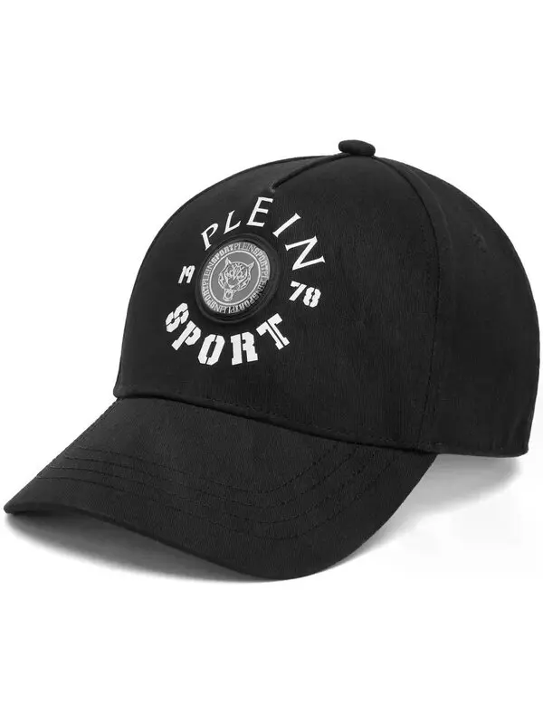 PLEIN SPORT Logo-print Baseball Cap - Black