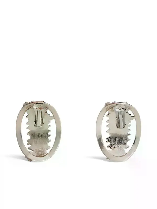 Dsquared2 Logo-plaque Clip-on Earrings
