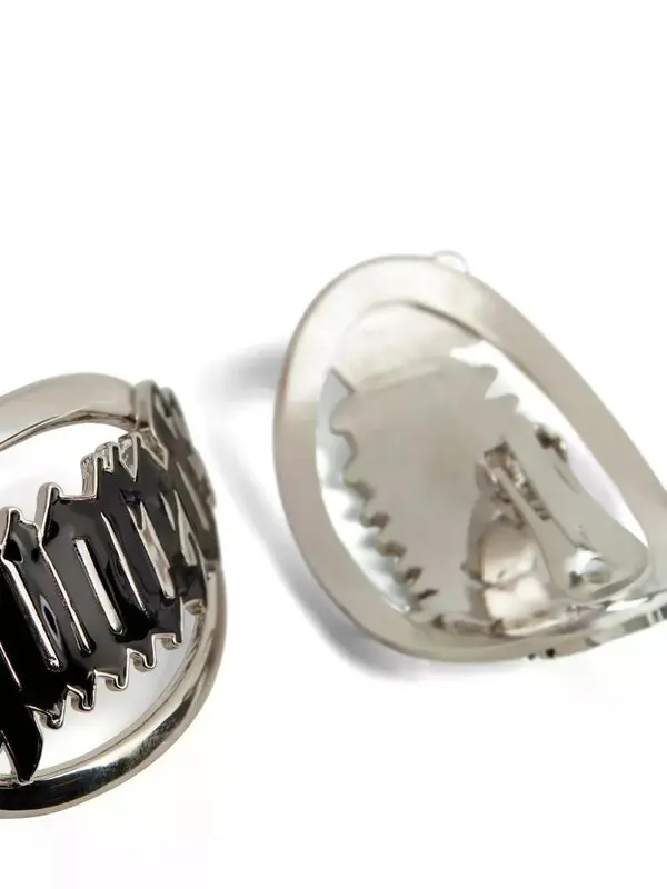 Dsquared2 Logo-plaque Clip-on Earrings