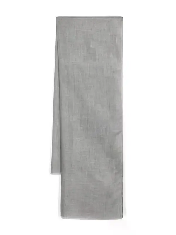 D4.0 Fringed Scarf - Grey