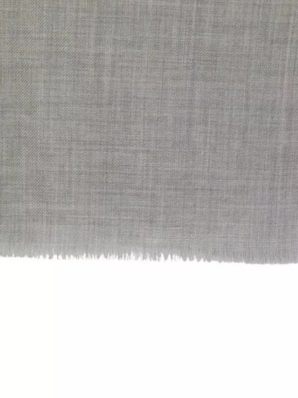 D4.0 Fringed Scarf - Grey