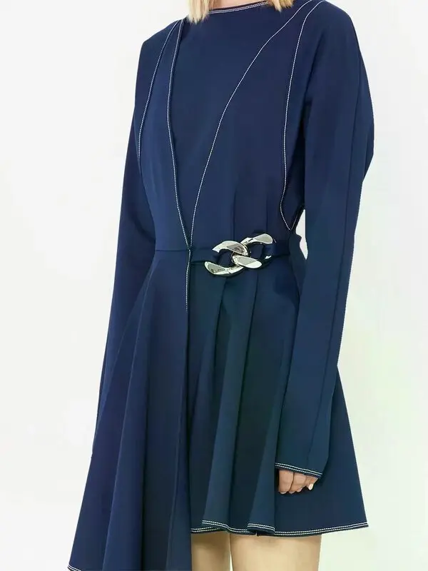 JW Anderson Chain Link-embellished Asymmetric Dress