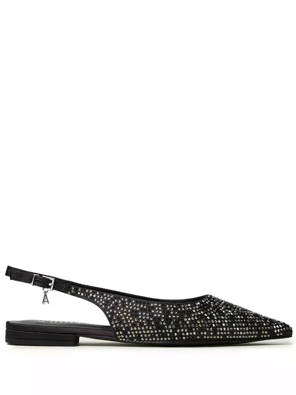 TWINSET Rhinestone-embellished Slingback Ballet Flats