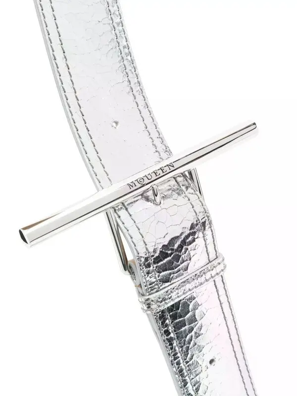 Alexander McQueen T-bar Sling Shoulder Bag - Silver