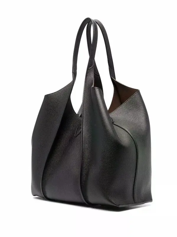 TOD'S Timeless Leather Tote Bag - Black