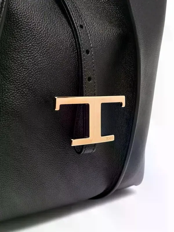TOD'S Timeless Leather Tote Bag - Black