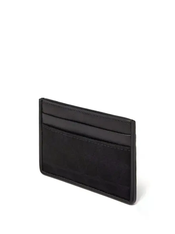 Valentino Garavani Toile Iconographe Leather Cardholder
