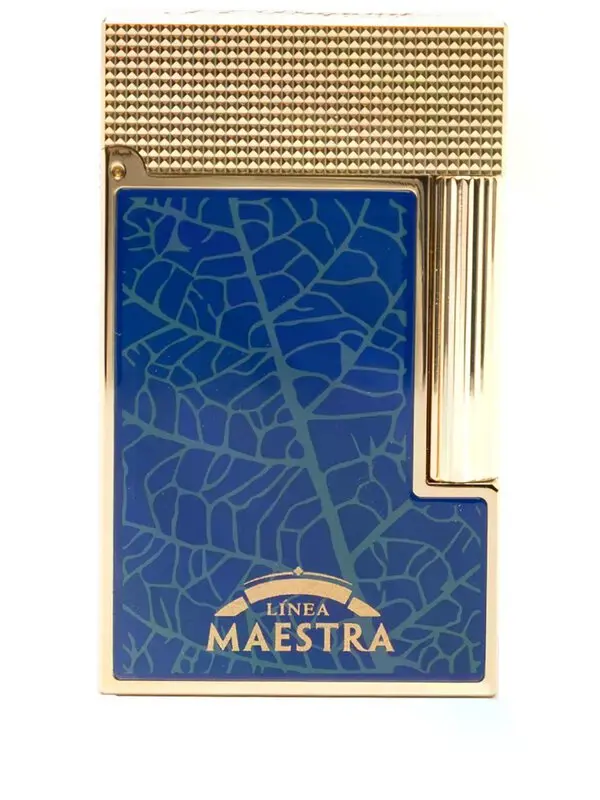 S.t. Dupont X Habanos Partagás Enamelled Lighter - Blue