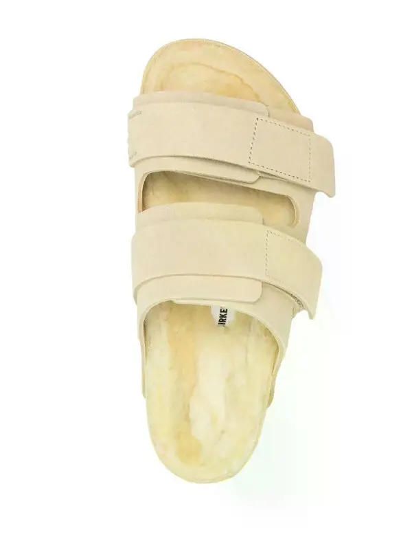 BIRKENSTOCK Tekla Uji Suede Sandals - Neutrals