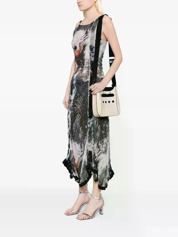 Perrin Cabbie Leather Crossbody Bag