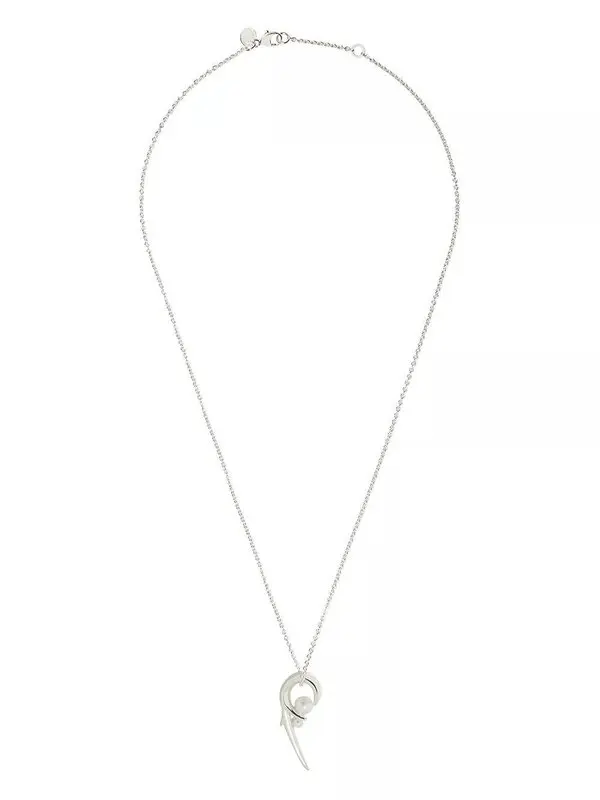 SHAUN LEANE Cherry Blossom Pearl Pendant Necklace - Silver