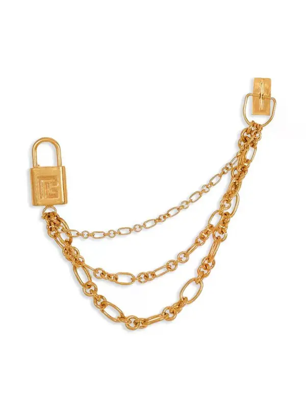 Balmain Sync Chains Brooch
