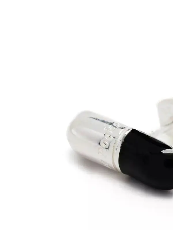 TRUE ROCKS Single Pill Stud Earring - Silver
