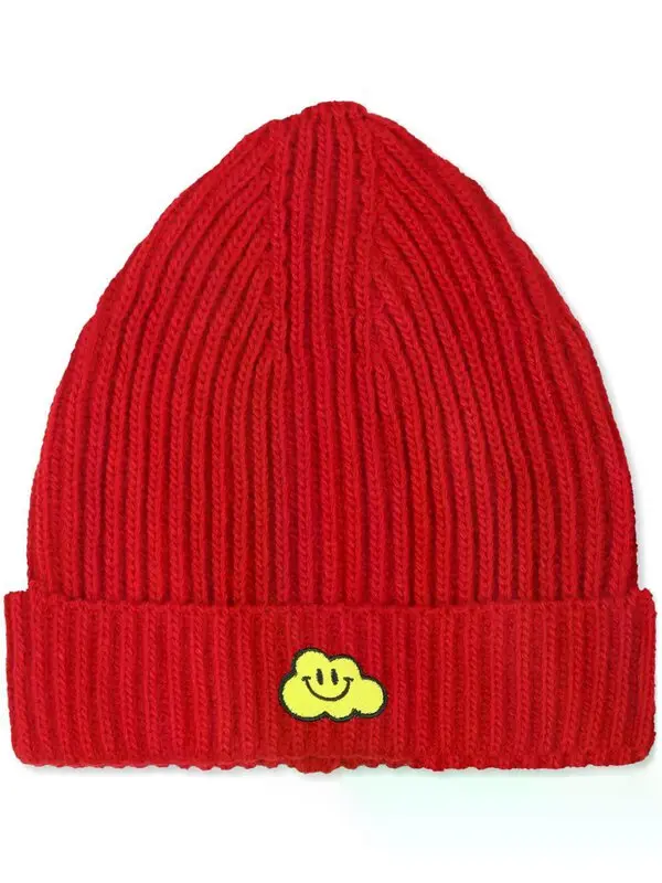 GHAYME Cloud-appliqué Beanie - Red