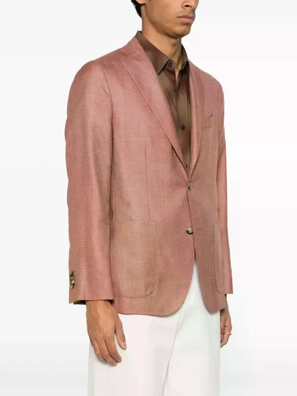 Boglioli Interwoven Blazer - Orange