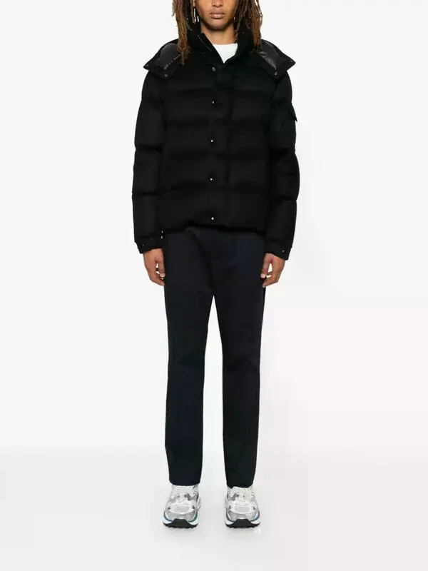 Moncler Maya 70 Wool Padded Jacket - Black