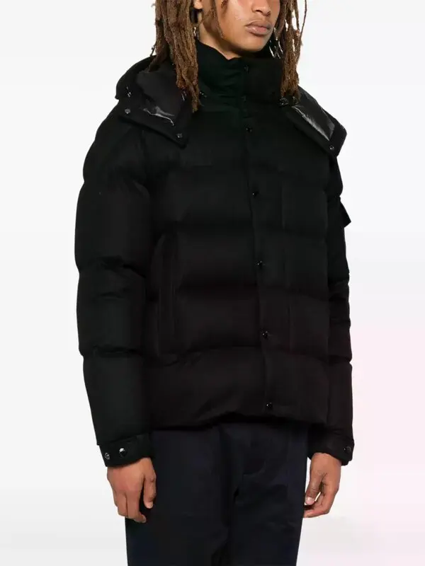 Moncler Maya 70 Wool Padded Jacket - Black