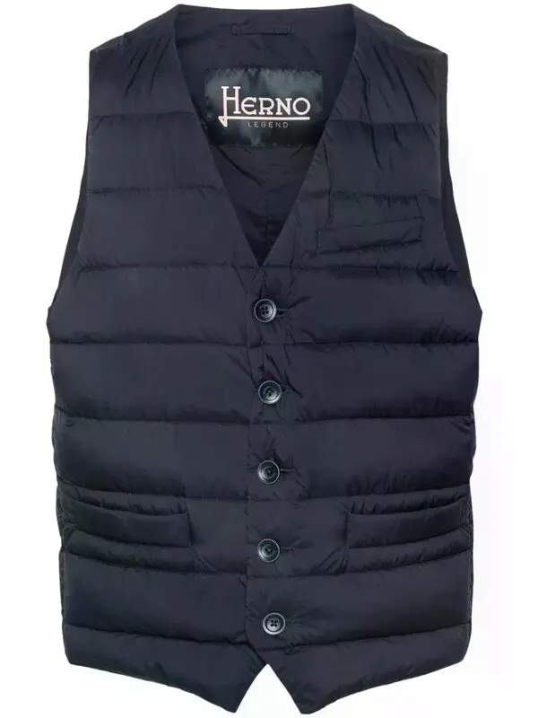 Herno V-neck Down Gilet