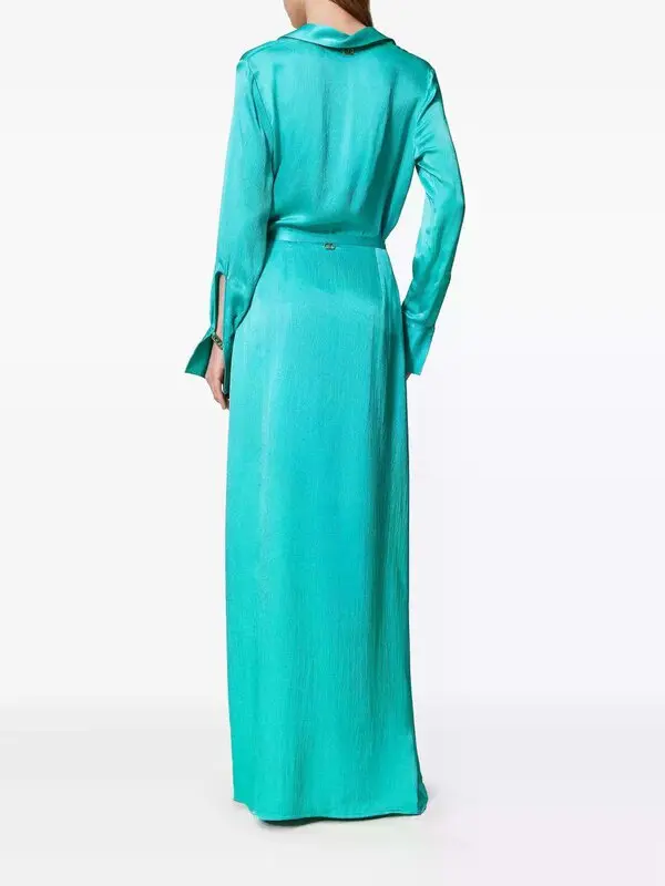 TWINSET Satin-finish Maxi Skirt