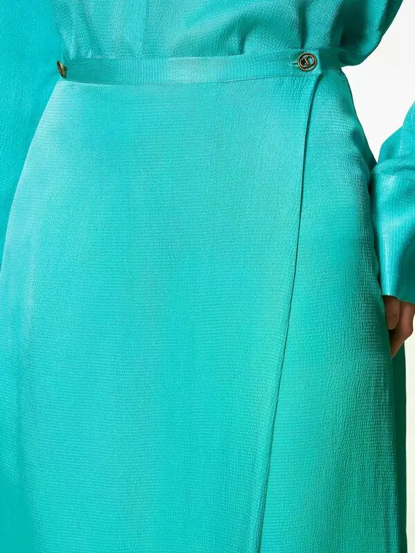 TWINSET Satin-finish Maxi Skirt