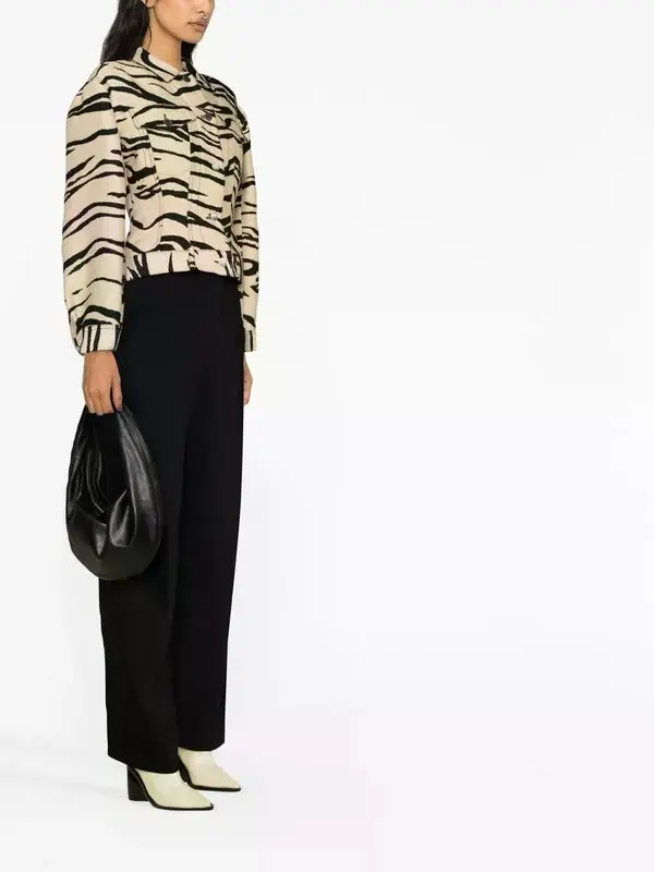Stella McCartney Zebra-print Trucker Jacket
