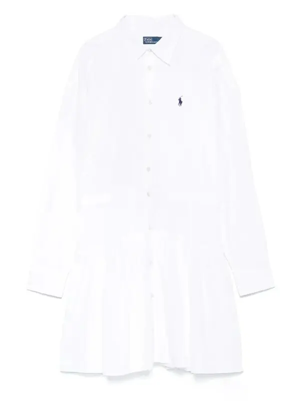 Polo Ralph Lauren Pony-embroidery Mini Dress - White