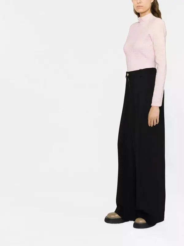 Balmain High-waisted Palazzo Pants