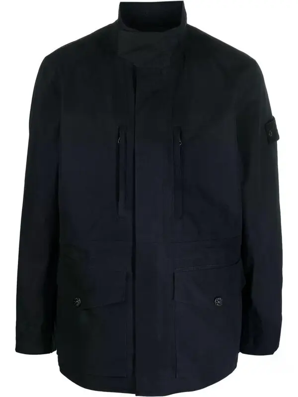 Stone Island Compass-patch Long-sleeved Jacket