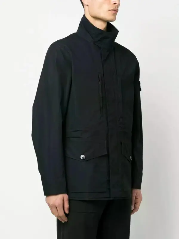 Stone Island Compass-patch Long-sleeved Jacket