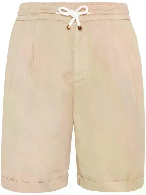 Brunello Cucinelli Drawstring-waist Bermuda Shorts
