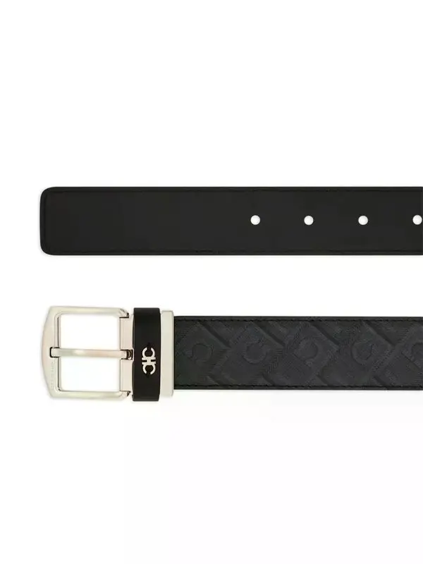 FERRAGAMO Reversible Belt - Grey