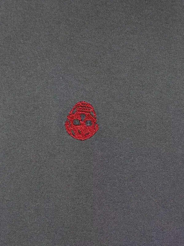Alexander McQueen Skull-embroidered Polo Shirt